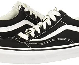 Vans Men's Old Skool Sneaker (10, (Canvas) Black/True White, numeric_10)