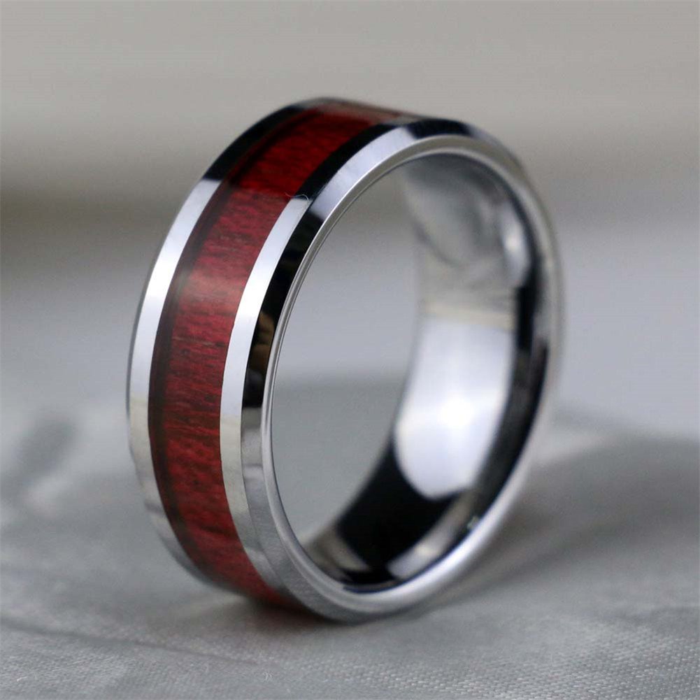 Gy Jewelry His and Hers Wedding Ring Sets Couples Matching Rings Black Women's Red Cubic Zirconia Wedding Engagement Ring Bridal Sets & Men's Tungsten Carbide Wedding Band