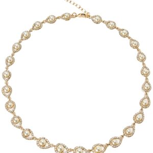 Anne Klein Women's Gold Tone Pearl Necklace, Size: 0