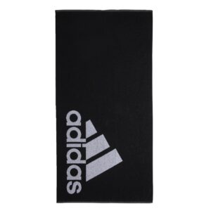 adidas logo swim towel large 70 x 140 cm [black]