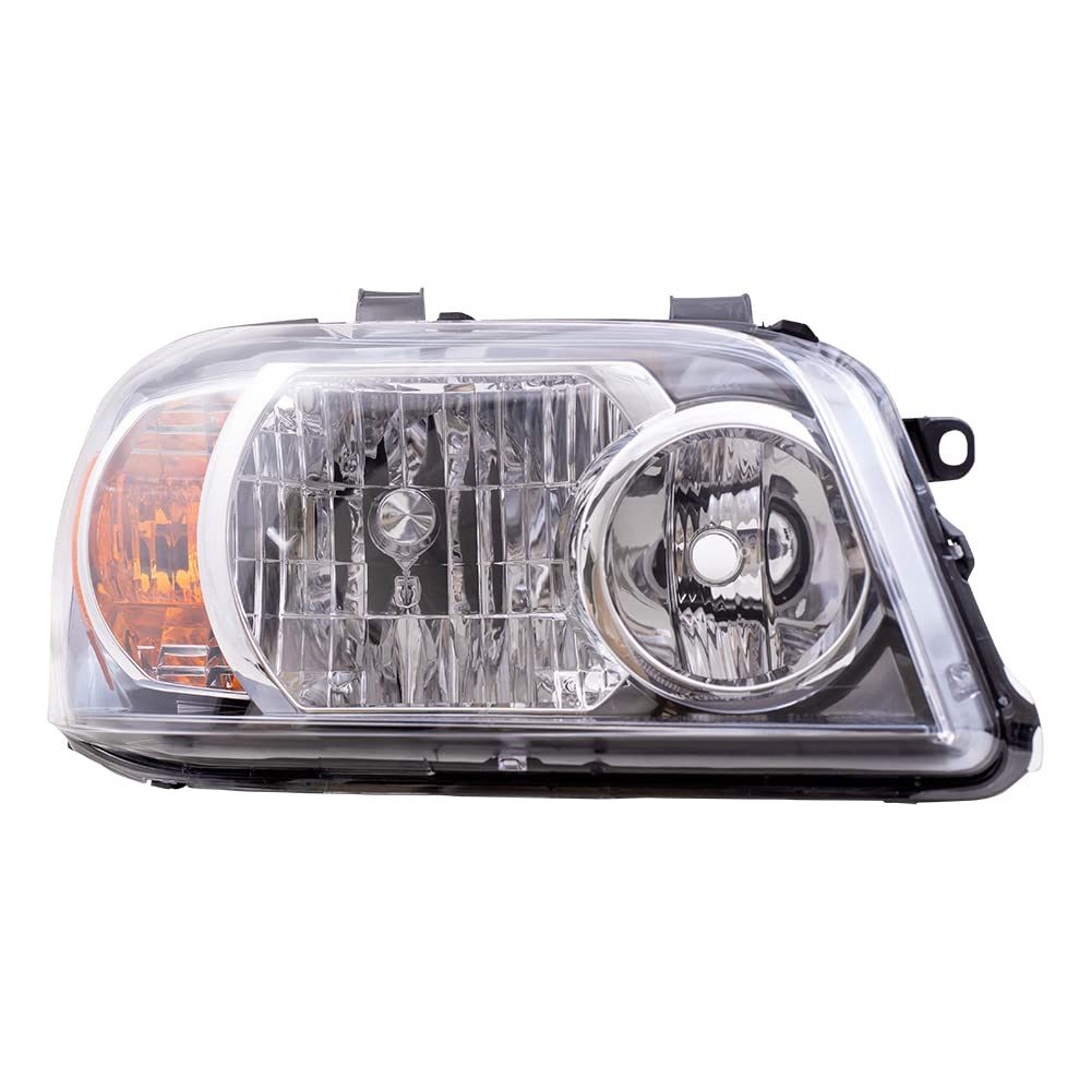 Brock Replacement Driver and Passenger Headlights Headlamps Compatible with 2004-2006 Highlander 81130-48280 81170-48280