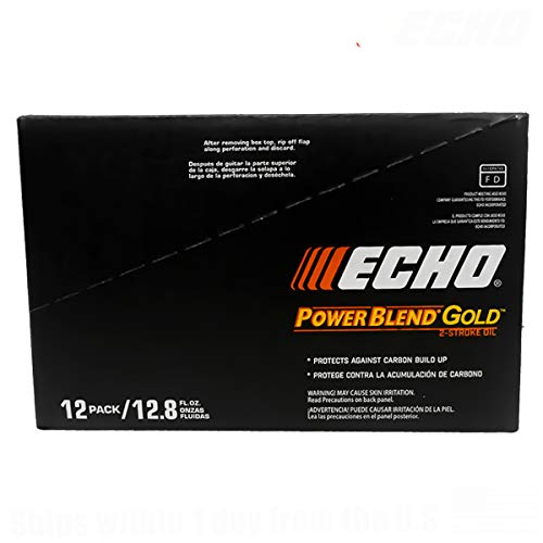 12PK Echo Oil 12.8 oz Bottles 2 Cycle Mix for 5 Gallon - Power Blend 6450005