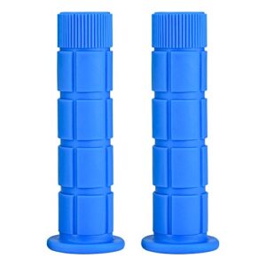 saplize bike handlebar grips, for kids girls boys bikes, balance bikes, road bikes and scooters, length 4.9", blue