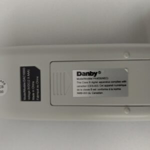 Danby OEM YK4EB Air Conditioner Remote Control