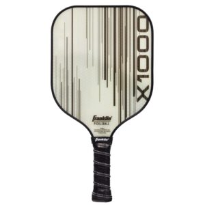 franklin sports pickleball paddle - x-1000 polypropylene core pickleball racket - official usa pickleball (usapa) approved pickleball paddle - lightweight pro racket - 8mm thick core,white