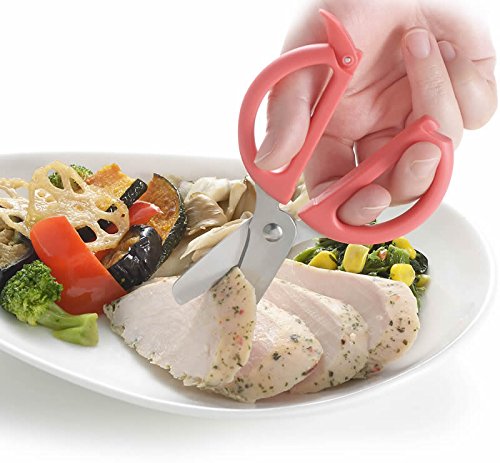 Richell Baby Food Scissors to Cut Off The Outing Lunch-kun Crispy