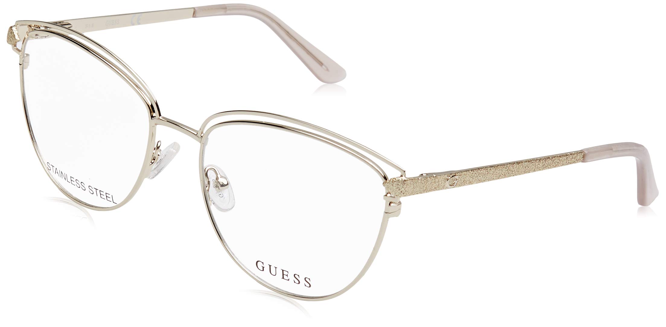 Guess GU2685 Eyeglass Frames - Gold Frame, Gold Lenses, 53 mm Lens Diameter GU268553032