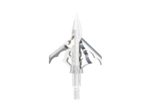 muzzy trocar replacement blades hb-ti 100 grain 4-blade hybrid broadheads, silver