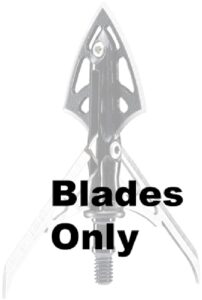 rage replacement blades for extreme 4 blade broadhead, silver, one size