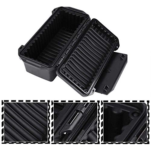 Outdoor Shockproof AntiPressure Airtight Survival Case Waterproof Container Storage Carry Box Sealed Case Fishing Carry Box (C) everyday carry waterproof box