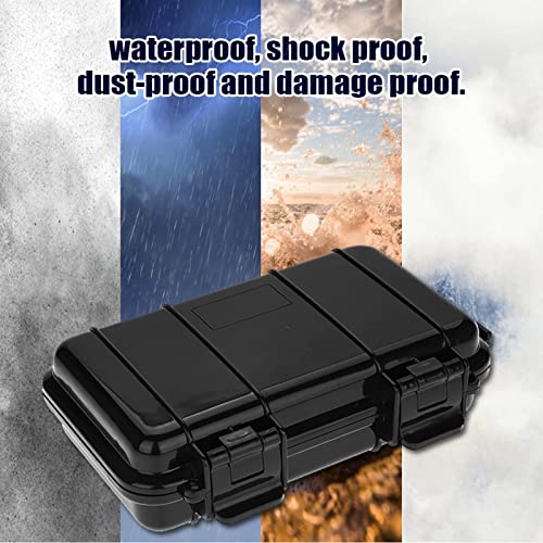 Outdoor Shockproof AntiPressure Airtight Survival Case Waterproof Container Storage Carry Box Sealed Case Fishing Carry Box (C) everyday carry waterproof box