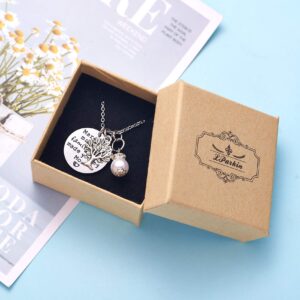 LParkin Mother in Law Gift Stepmom Necklace Mother of The Groom Bride Gifts Marriage Made Us Family Love Made You My Mom Wedding Necklaces