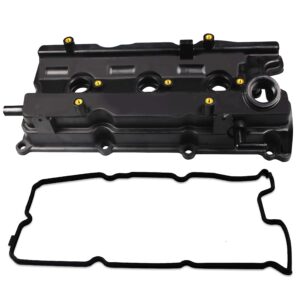 boxi valve cover w/gasket & spark plug tube seals fits front/left bank of 3.5l engine for infiniti i35 2002-2004 / for nissan altima 02-06/maxima 02-08/murano 03-07/quest 04-09 | oe# 13264-8j113