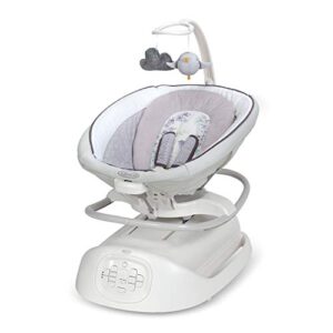 graco sense2soothe 2-in-1 baby swing and portable rocker with cry detection technology - sailor