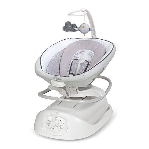 Graco Sense2Soothe 2-in-1 Baby Swing and Portable Rocker with Cry Detection Technology - Sailor