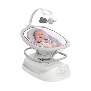 Graco Sense2Soothe 2-in-1 Baby Swing and Portable Rocker with Cry Detection Technology - Sailor