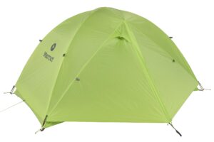 marmot crane creek 2-person ultralight backpacking and camping tent, macaw green/crocodile