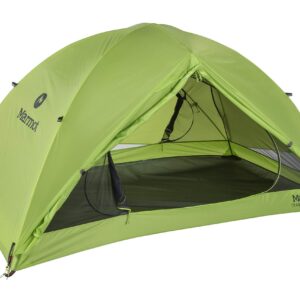 Marmot Crane Creek 2-Person Ultralight Backpacking and Camping Tent, Macaw Green/Crocodile