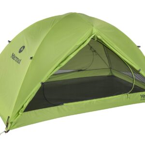 Marmot Crane Creek 2-Person Ultralight Backpacking and Camping Tent, Macaw Green/Crocodile