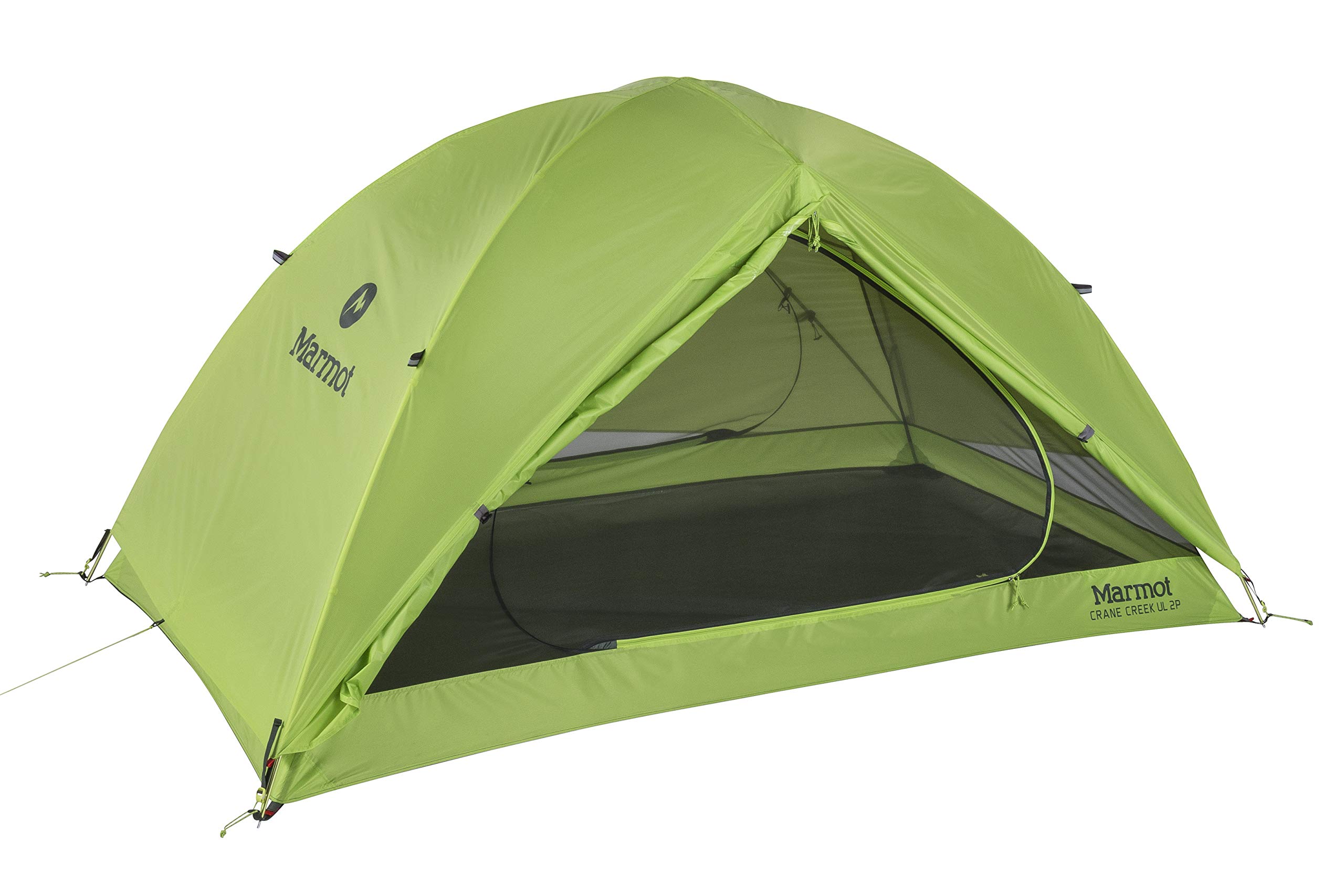 Marmot Crane Creek 2-Person Ultralight Backpacking and Camping Tent, Macaw Green/Crocodile