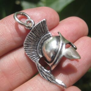 Himalayan Treasures 925 Silver Ancient Roman Gladiator Greek Spartan Soldiers Helmet Pendant