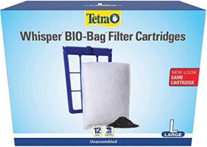 tetra whisper bio-bag disposable filter cartridge, large (24 pack) bundle