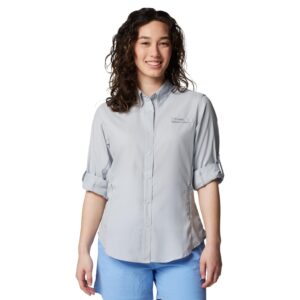 Columbia Women’s PFG Tamiami™ II Long Sleeve Shirt, Cirrus Grey, Large