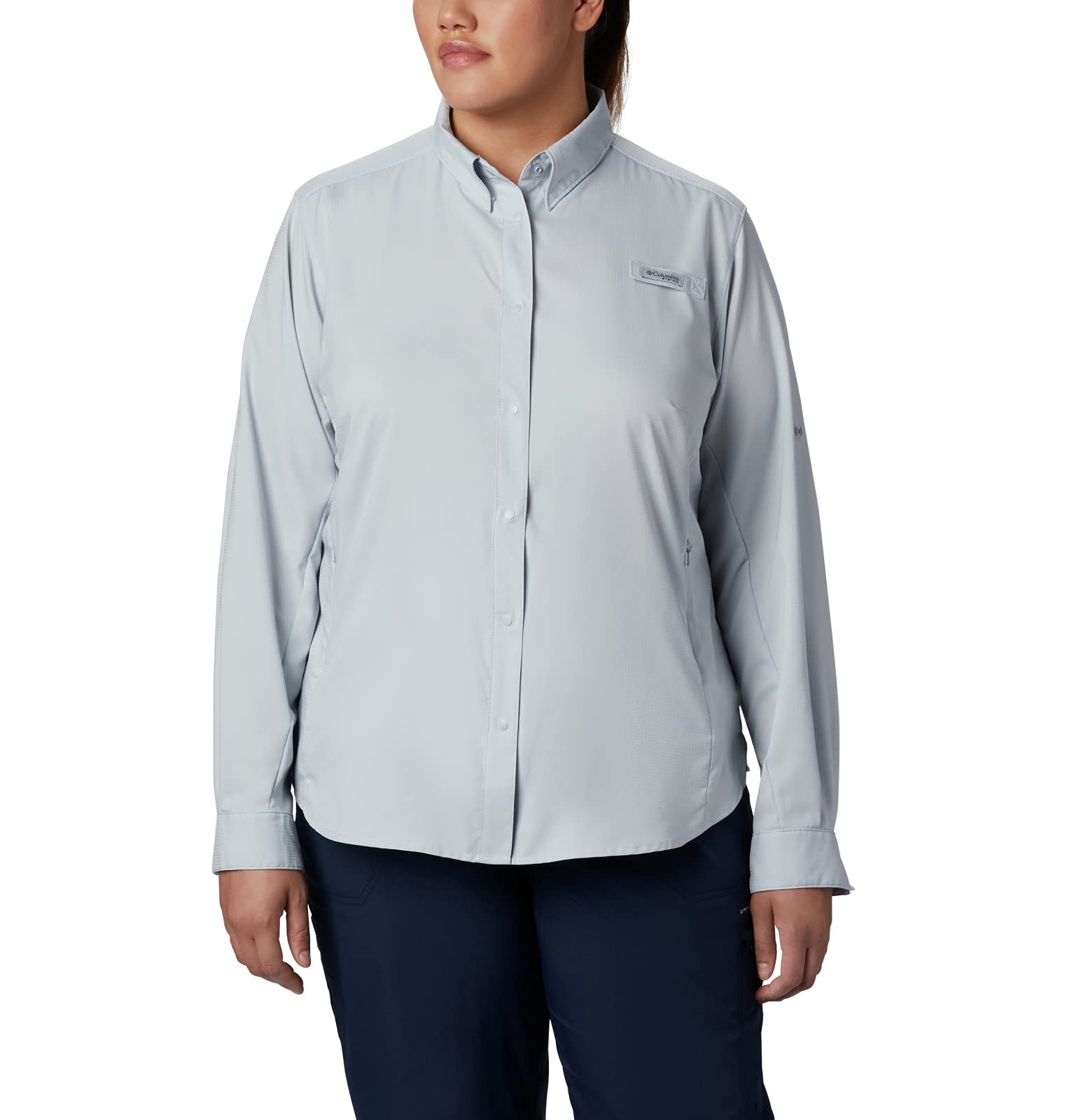 Columbia Women’s PFG Tamiami™ II Long Sleeve Shirt, Cirrus Grey, Large