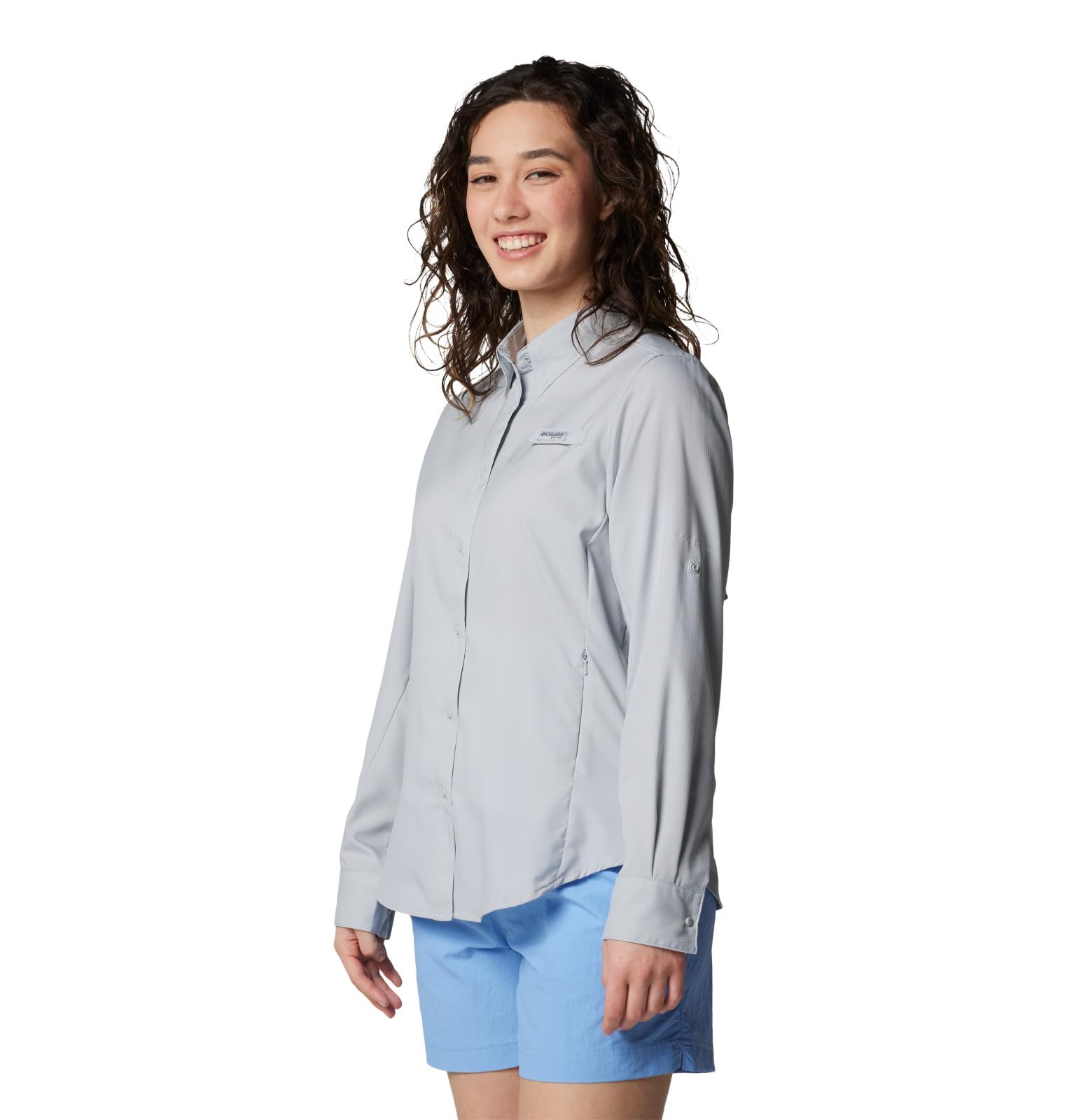 Columbia Women’s PFG Tamiami™ II Long Sleeve Shirt, Cirrus Grey, Large