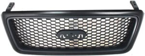 garage-pro grille assembly compatible with 2004-2006 ford f-150 paintable shell with honeycomb insert