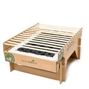 casusgrill single use biodegradable grill