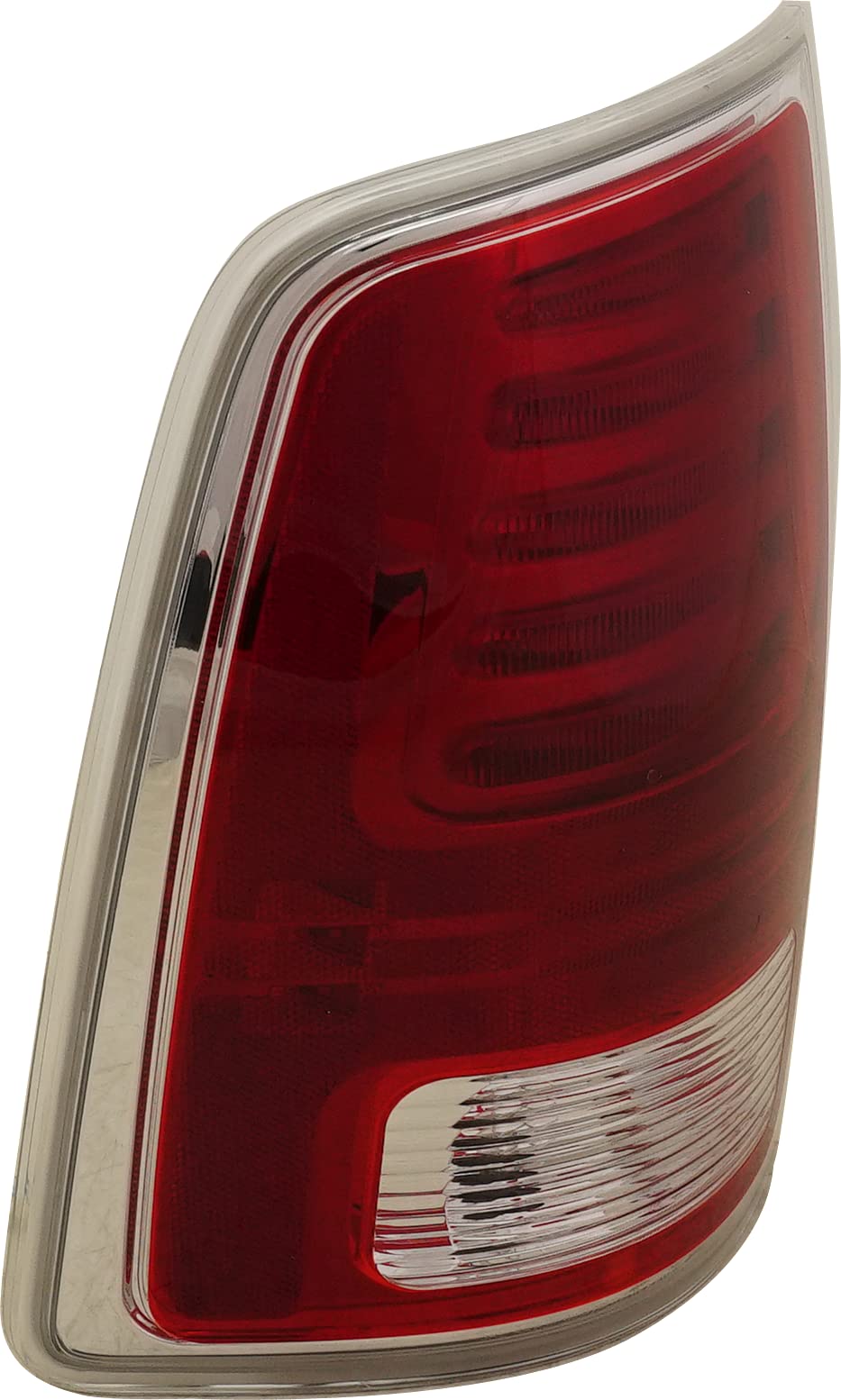 Garage-Pro NHTSA/DOT Compliant Tail Light Compatible With 2013-2018 Dodge Ram 1500 2500 3500 - Chrome CAPA With Bulb Driver Side - CH2800203C, 68093079AC