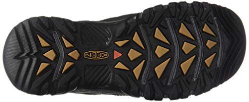 KEEN Men's Targhee Vent Hiking Shoe, Raven/Bronze Brown, 9 M US