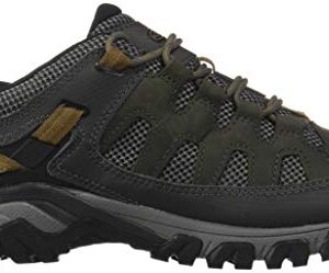 KEEN Men's Targhee Vent Hiking Shoe, Raven/Bronze Brown, 9 M US