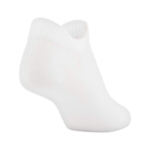 Under Armour Women's Essential 2.0 No Show Socks, 6-Pairs , White Assorted , Medium