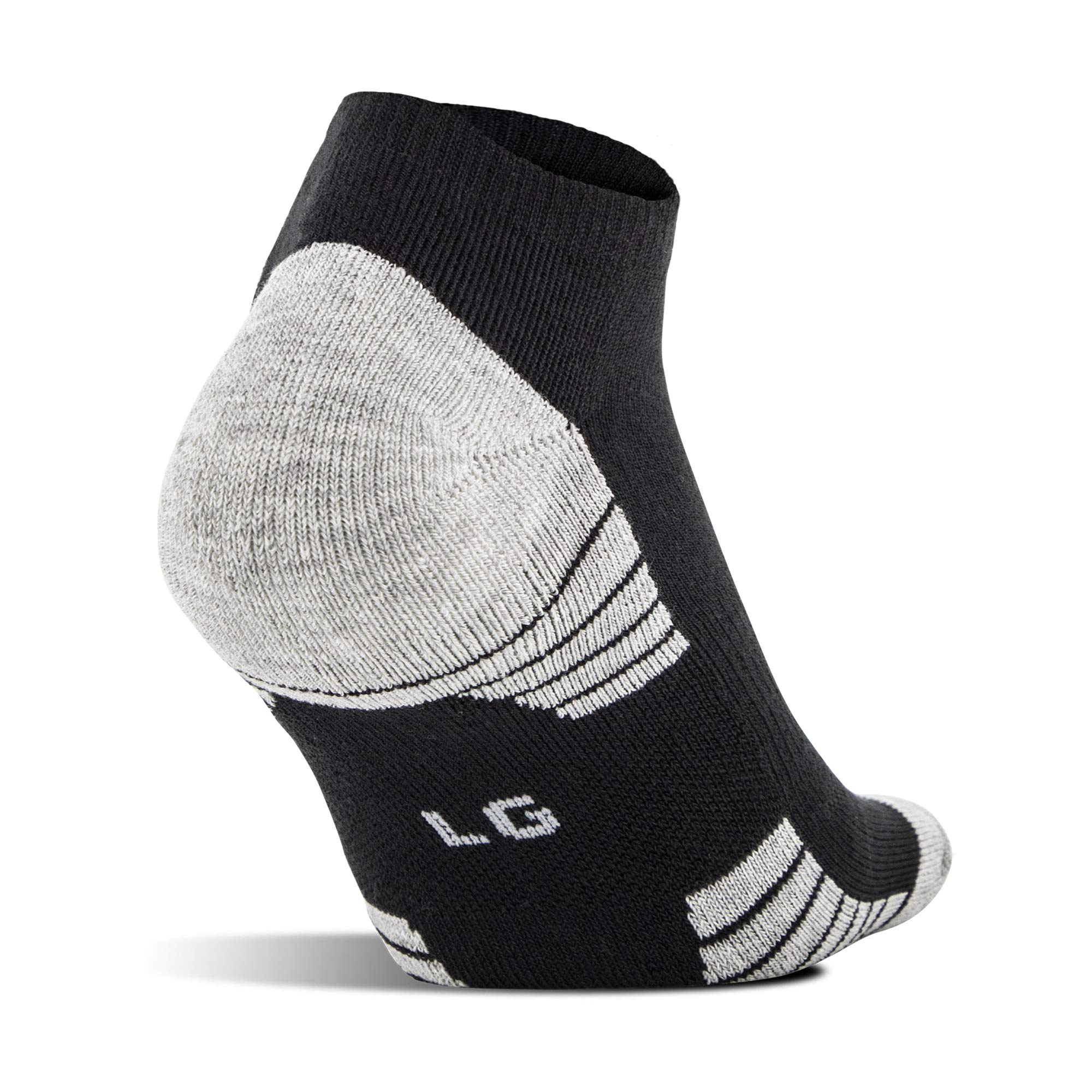 Under Armour Tech No Show Socks 2 Pairs, Black/White Assorted, Medium