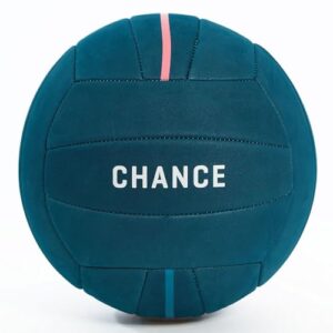 chance soft volleyball - waterproof indoor/outdoor beach/pool all-ages recreational training ball (size 5) (celine - teal)