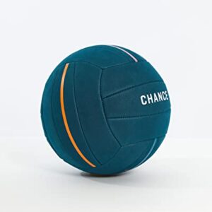 Chance Soft Volleyball - Waterproof Indoor/Outdoor Beach/Pool All-Ages Recreational Training Ball (Size 5) (Celine - Teal)