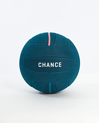 Chance Soft Volleyball - Waterproof Indoor/Outdoor Beach/Pool All-Ages Recreational Training Ball (Size 5) (Celine - Teal)