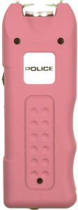 police stun gun 628 - rechargeable with led flashlight siren alarm, pink