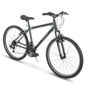 huffy hardtail mountain trail bike 24 inch, 26 inch, 27.5 inch, 26 inch wheels/17 inch frame, military green gloss