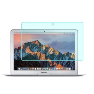 zshion- macbook air 13 inch anti blue light screen protector,9h hardness tempered glass screen protector for macbook air 13.3" with filter out blue light relieve the fatigue of eyes