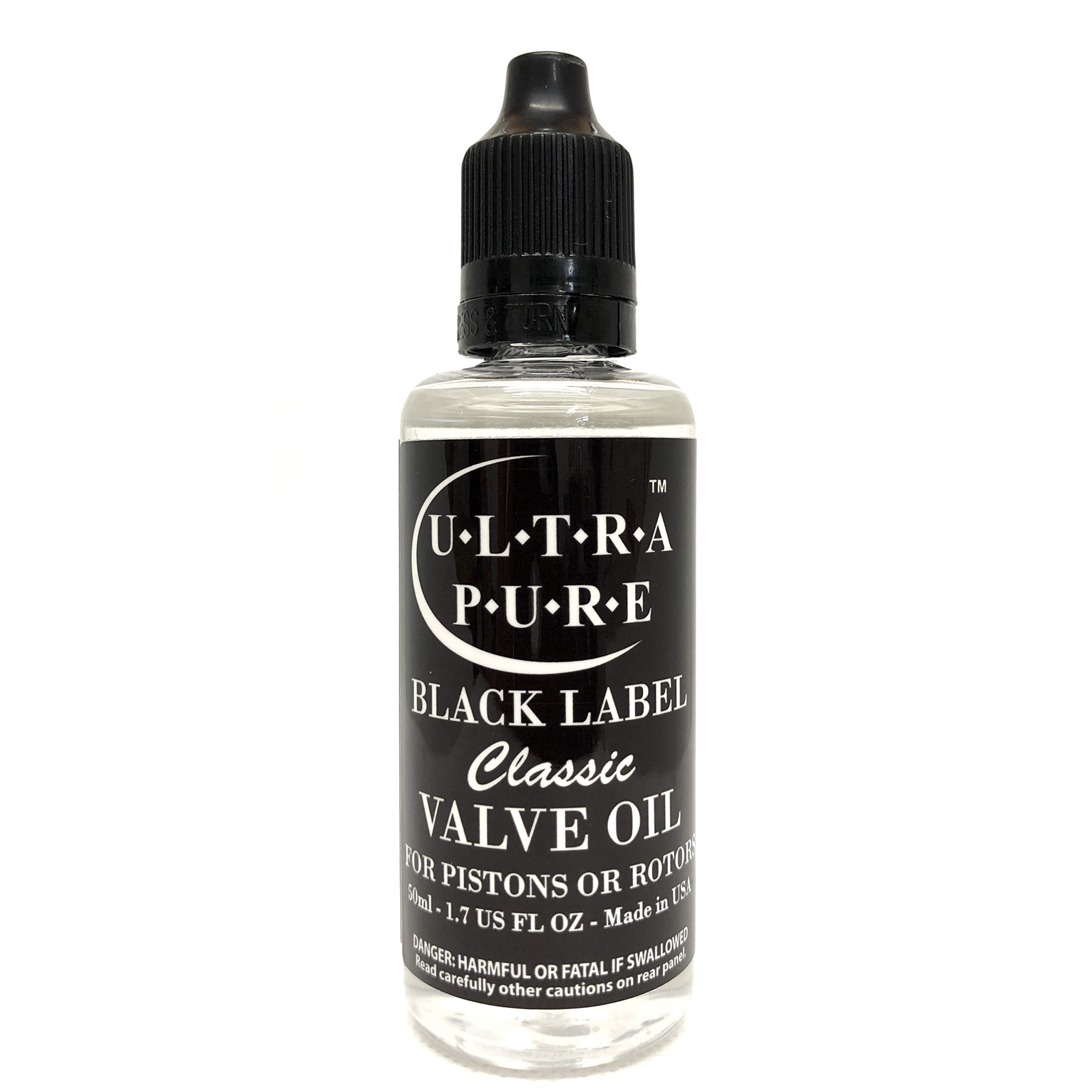 Ultra-Pure UPO-CLASSIC Classic Valve Oil 50ml with Thicker Consistency Black Label