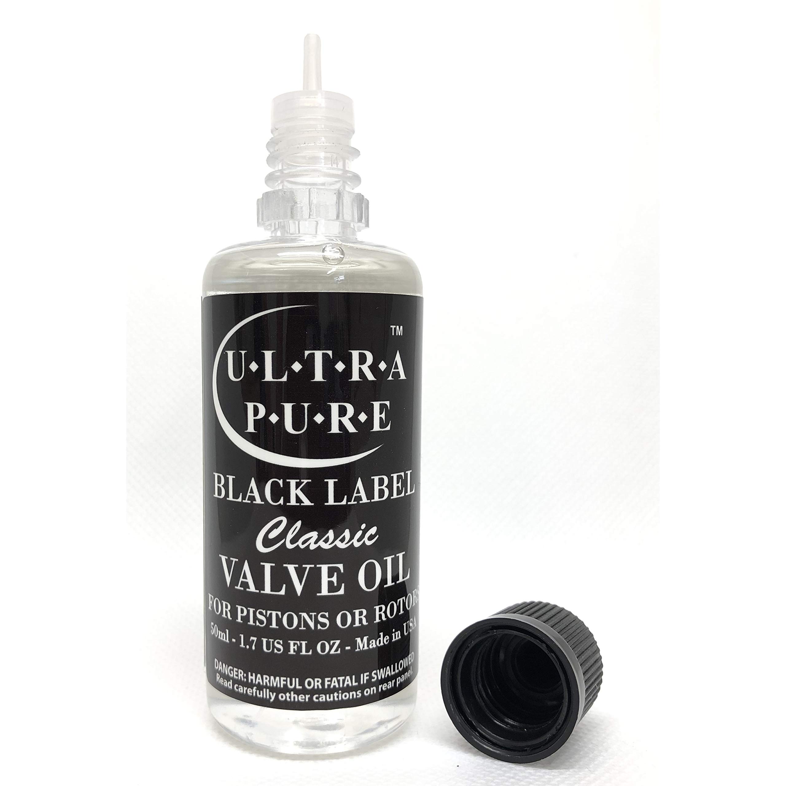 Ultra-Pure UPO-CLASSIC Classic Valve Oil 50ml with Thicker Consistency Black Label