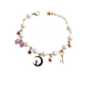 ivy & clover sailor moon inspired charm bracelet