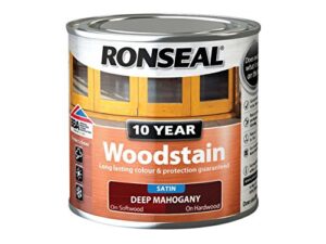 ronseal - 10 year woodstain deep mahogany 250ml