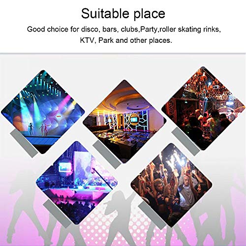 Party Lights,Disco DJ Lights Strobe Light Rave Stage Light Projector Effect Club Light Sound Activated with Remote Control for Parties Home Show Bar Club Birthday KTV DJ Pub Karaoke Christmas Holiday