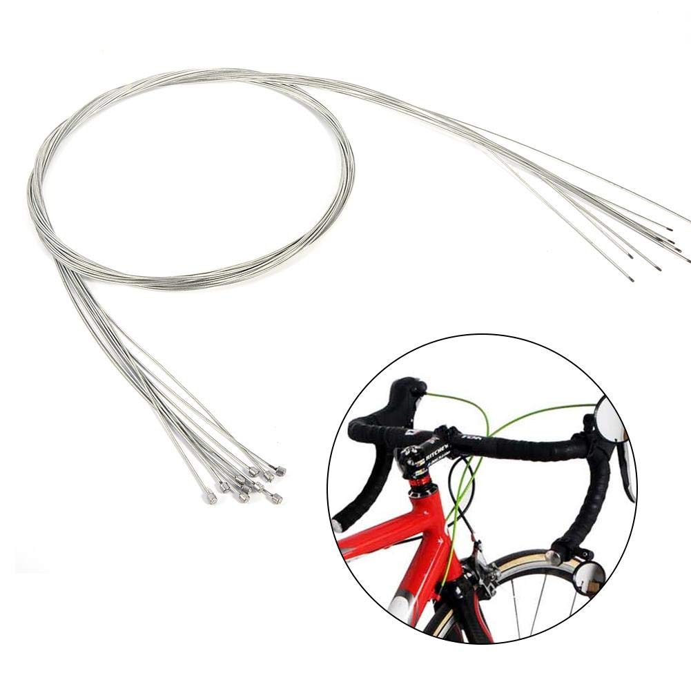 Bike Shift Cables, Bike Derailleur Cable Road Shift Cable Inner Shift Cable for Mountain and Road (10pcs)