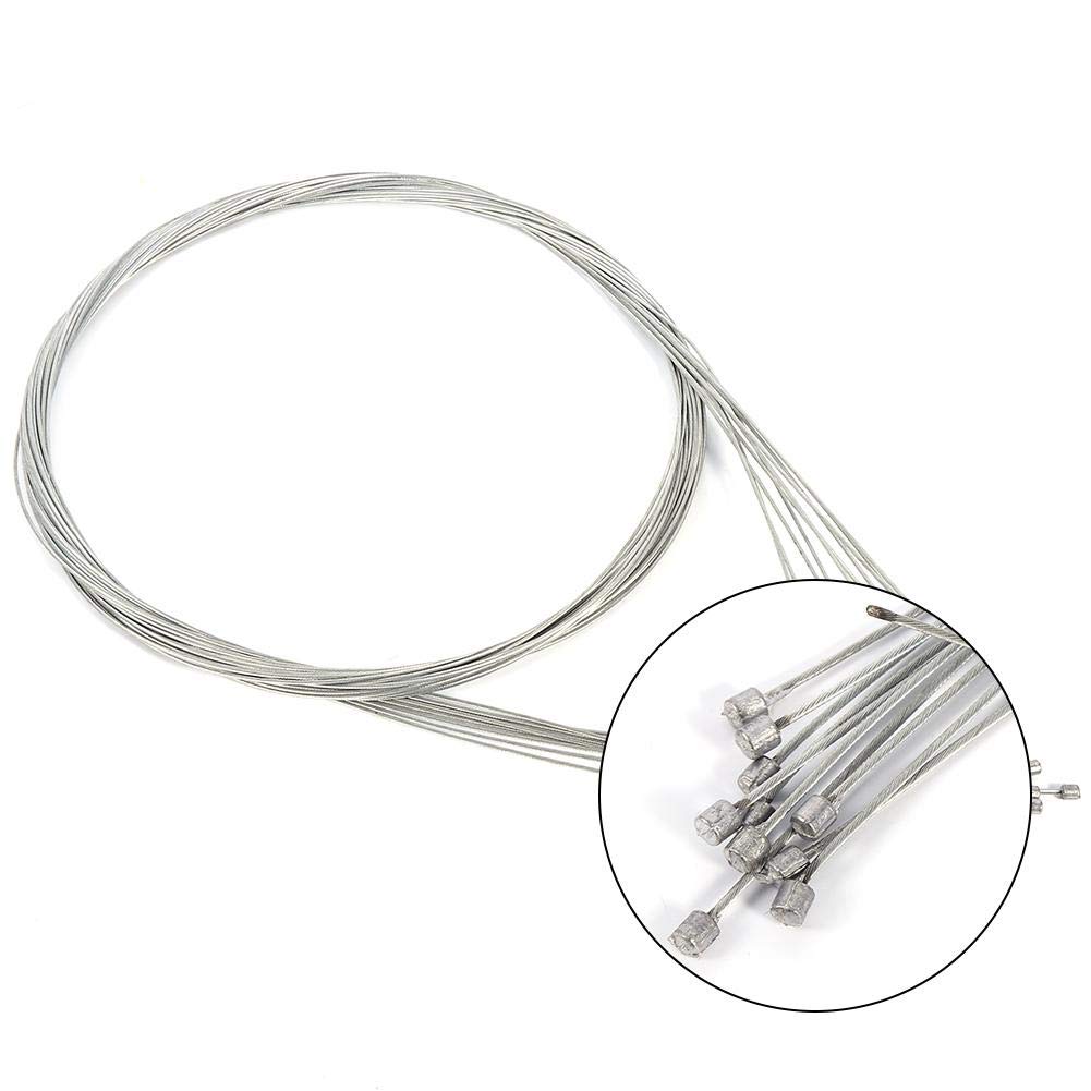 Bike Shift Cables, Bike Derailleur Cable Road Shift Cable Inner Shift Cable for Mountain and Road (10pcs)