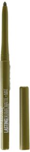 maybelline lasting drama matte automatic pencil, 910 jade olive